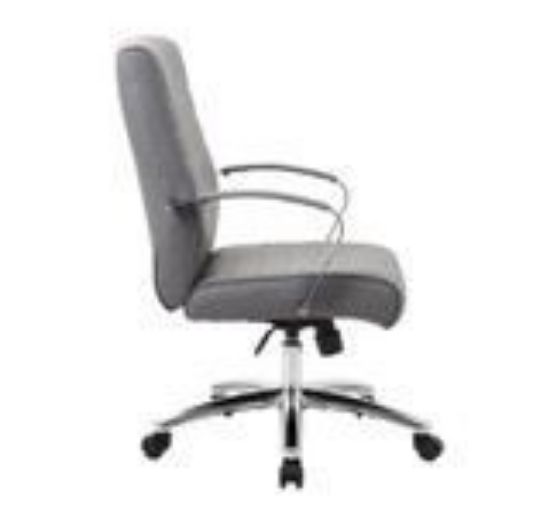 OfficeSource Studio Collection Mid Back Chair with Chrome Frame