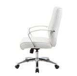 OfficeSource Studio Collection Mid Back Chair with Chrome Frame