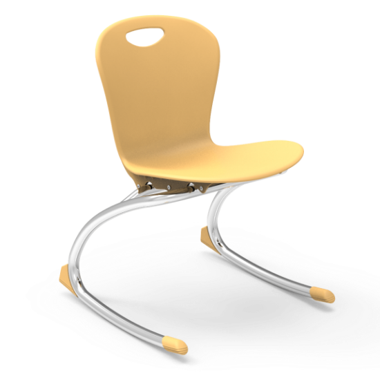 Choice Office Furniture. Virco Zuma Rocker Soft Plastic Shell Chrome ...