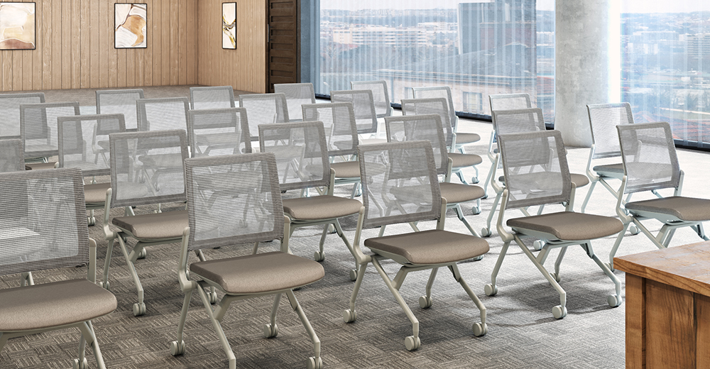 Choice Office Furniture. Buzz Lineup Nesting Chair