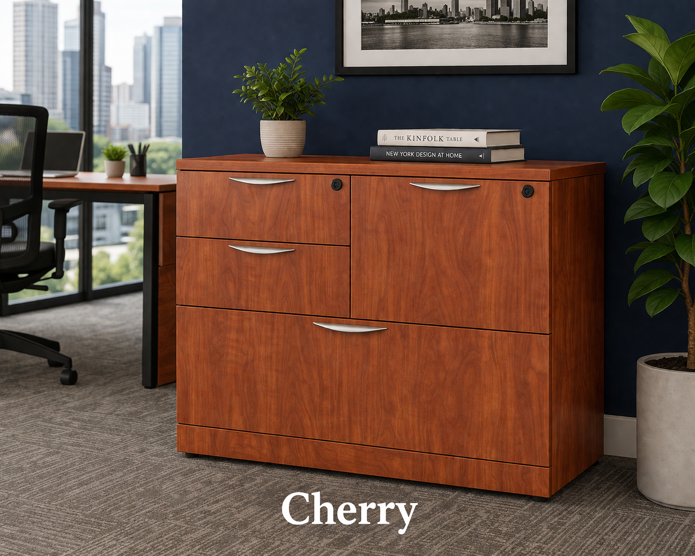 Choice Office Furniture. 4 Drawer Lateral File Cabinet | Office Filing ...