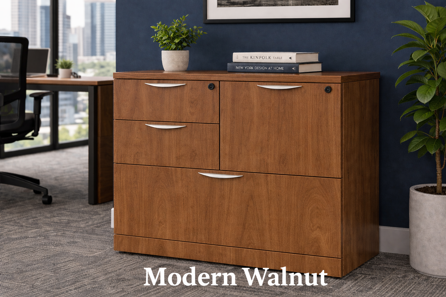 Choice Office Furniture. 4 Drawer Lateral File Cabinet | Office Filing ...